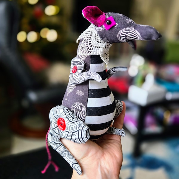 Raptor Plushie Pattern PDF- Dinosaur Stuffed Animal Pattern Plush ...