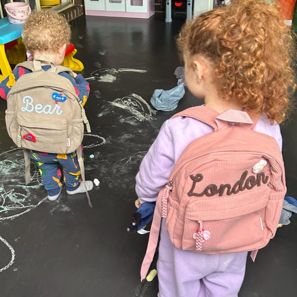 Personalized Toddler Backpack, Custom Toddler Bag, Kids Backpack With ...