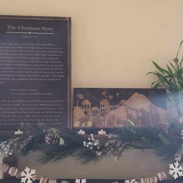 The Christmas Story Framed Wood Sign | Holiday Decor | 372 - Etsy