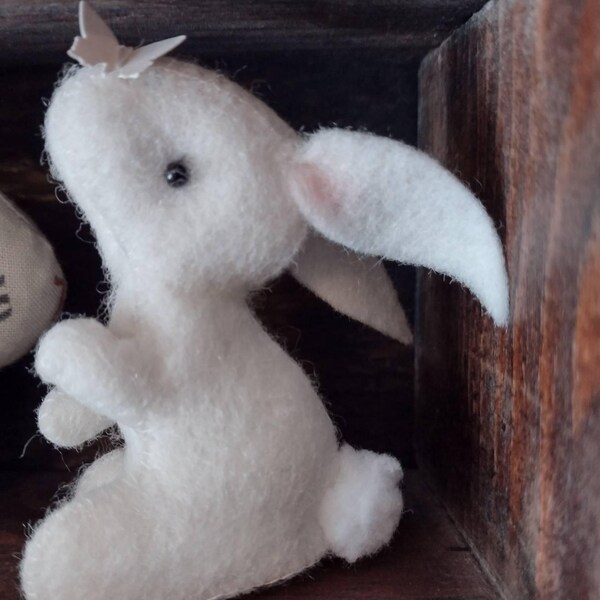 Bunny Pattern and Easy Tutorial, Lovelingz Cute Rabbit Instant Download ...