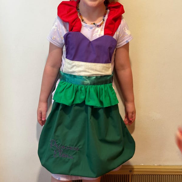 RAPUNZEL TANGLED Princess Child Halloween Costume Apron Pdf Sewing ...