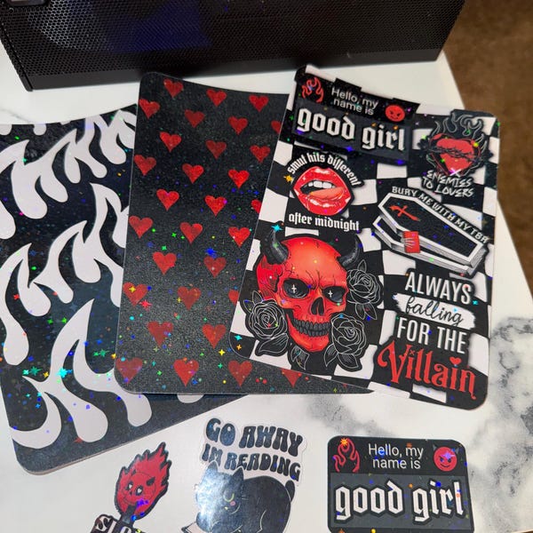 Gothic Cardstock Kindle Inserts for Clear Case | Kindle Accessories ...