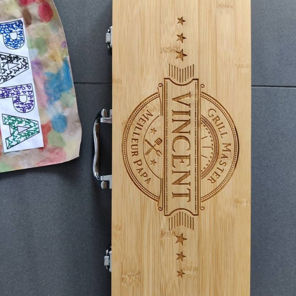 Personalized Barbecue Set With 5 Grilling Tools- Custom Engraved BBQ ...
