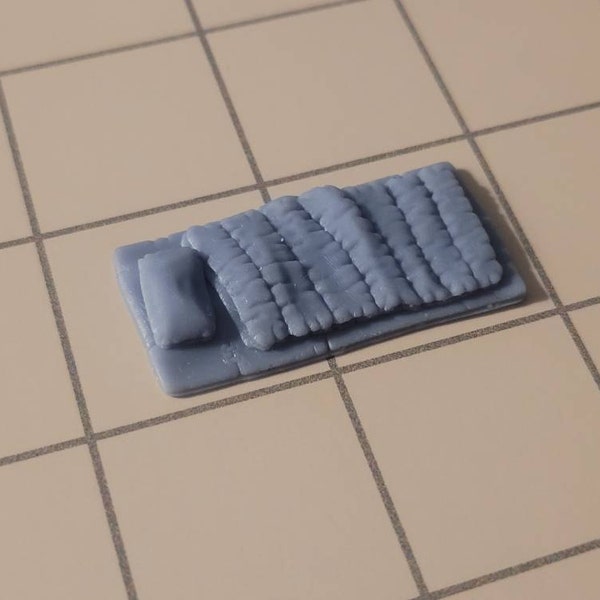 Bedroll Scatter Terrain Campsite Tent D&D 28mm or 32mm Miniatures ...