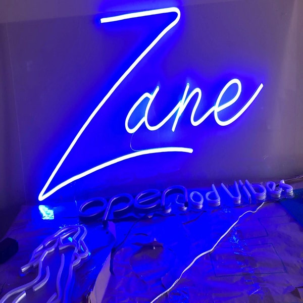 Sloan Light up Sign Neon Sign Custom Neon Sign Last Name Sign Bon ...