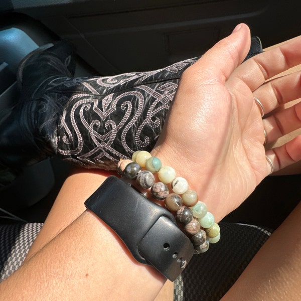 Diffuser Bracelet, Jasper & Rosewood, Cross Bracelet, Aromatherapy ...