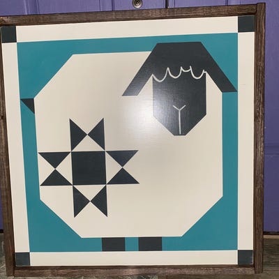 2x2 Handmade Barn Quilt - Etsy