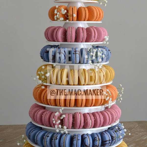 Macaron Tower Display, Collapsible, Nesting and Modular for Easy ...