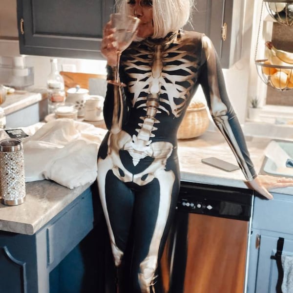 Skeleton Costume, Halloween Costumes, Halloween Adult Costume ...