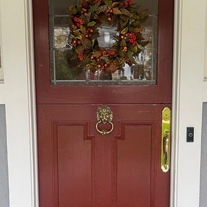 Easter Wreath for Front Door, Cross Wreath, Eucalyptus and Berry Cross Door Hanger - Etsy