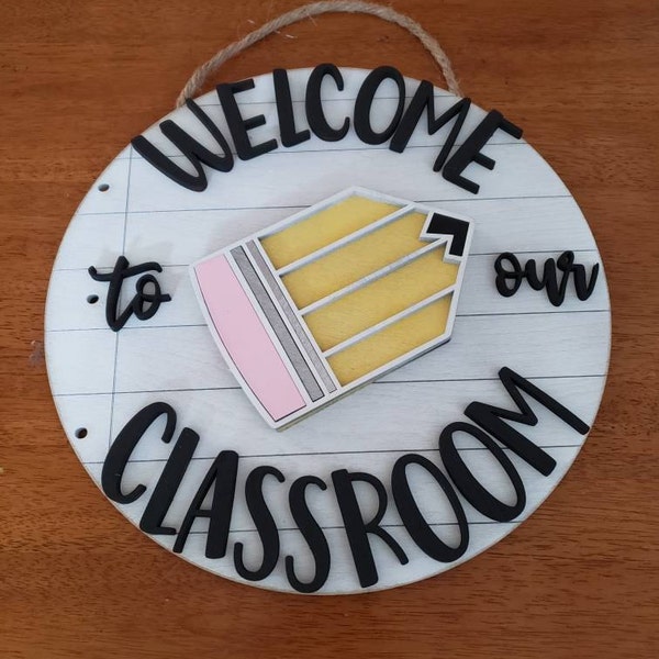 Welcome to Our Classroom Teacher Gifts Teacher Sign Classroom Decor ...