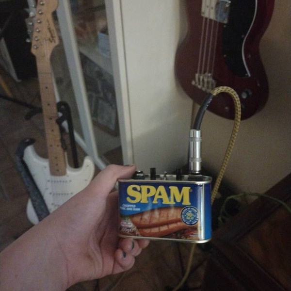 THE SPAMP PLUS Guitar Practice Amplifier and Distortion Effect With ...