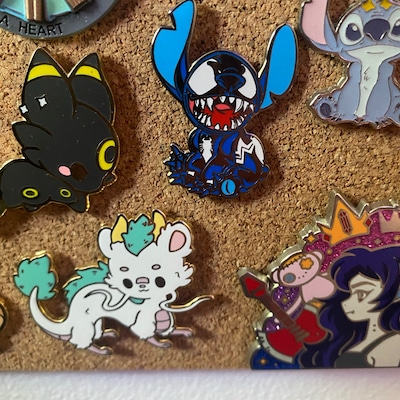 Stitchom Venom Stitch Hard Enamel Pin - Etsy