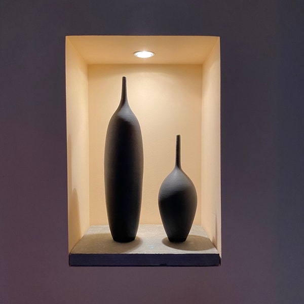 5 Rustic Modern Stoneware Mini Bud Vases With Crater White Matte Glaze ...