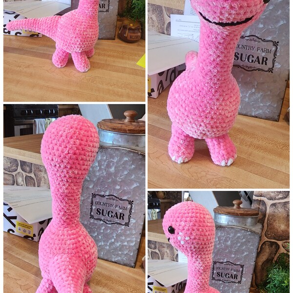 PATTERN: Bruno the Brontosaurus - Crochet Brontosaurus Pattern ...