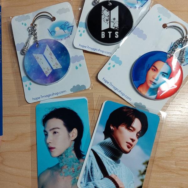 BTS Logo Keychain, BTS Bag Charm, Bts Logo Design, Handmade Bts Purse ...