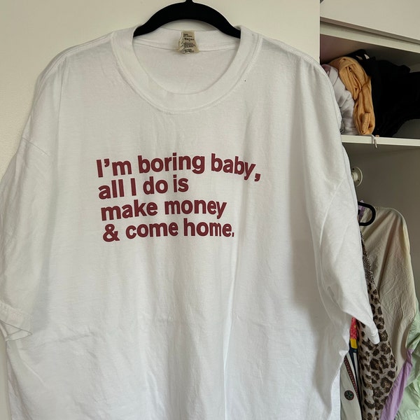 Funny Shirt, Comfort Colors Funny Tshirt, Meme Shirt, Im Boring Baby ...