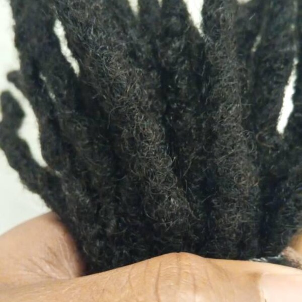 Wicks Human Hair Loc Extensions for Man/women - Etsy