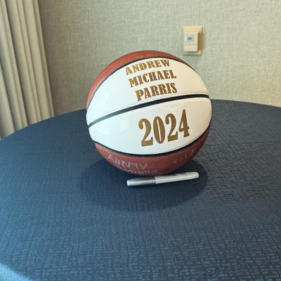 Personalized Basketball, Ring Bearer Gift, Engraved Basketball, Full ...