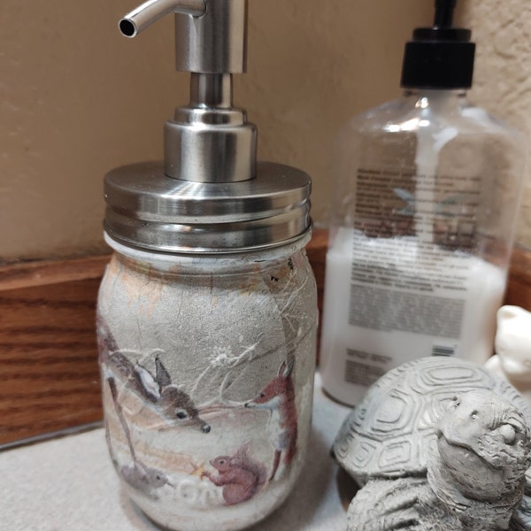 Bee Mason Jar Soap Dispenser - Etsy