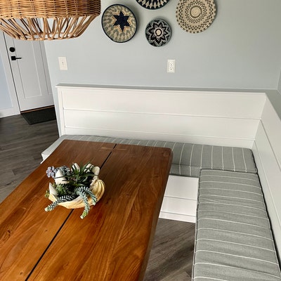 Kitchen Dining Banquette Bench Cushions Custom Made EXAMPLE - Etsy