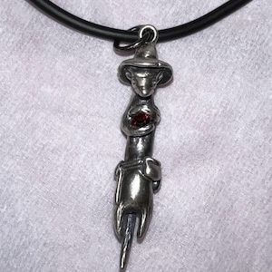 Wizard Weasel Necklace Adopt a Ferret Pendant in Sterling Silver ...