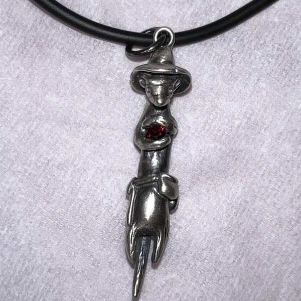 Wizard Weasel Necklace!! Adopt a Ferret Pendant in Sterling Silver ...