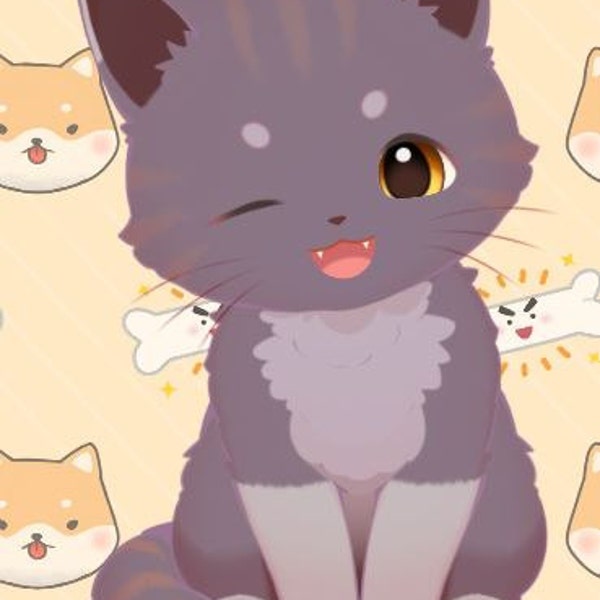 Customizable Vtuber - Anime Cats Live2d Avatar - Etsy