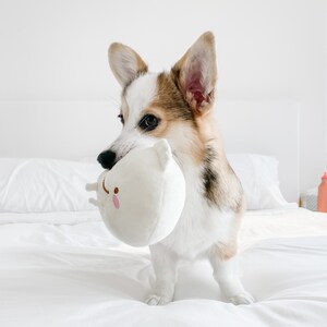 Cute Xiao Long Bao Dog Toy With Squeaker Cute Kawaii Chinese Dumpling ...
