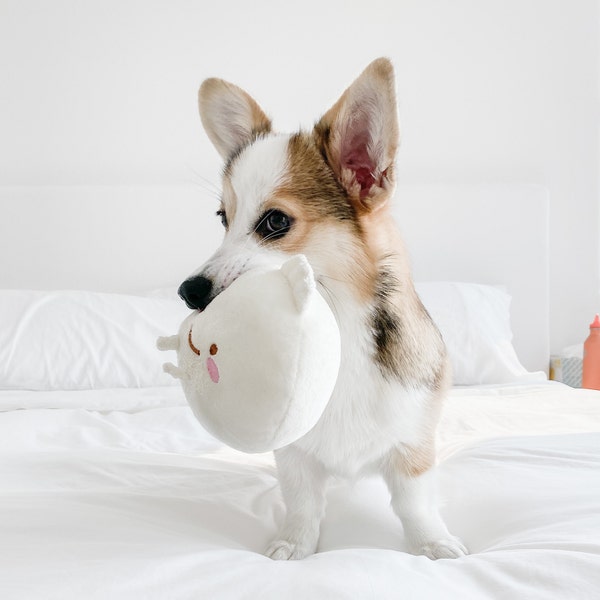 Cute Xiao Long Bao Dog Toy With Squeaker | Cute Kawaii Chinese Dumpling ...