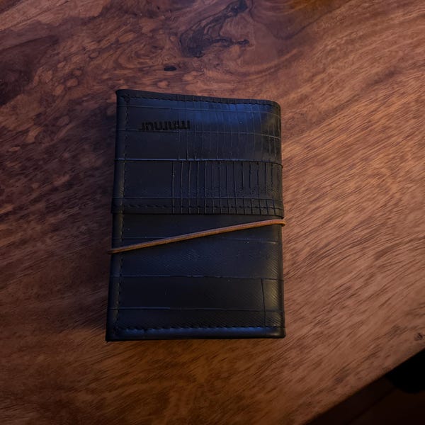 Inner Tube Coin Pouch for Men. Zipper Coin Purse Water Resistant ...