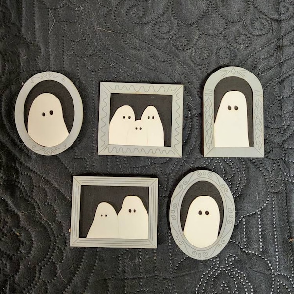Ghost Frames Decorating Craft - Paint and Brushes Included - Set of 5 ...