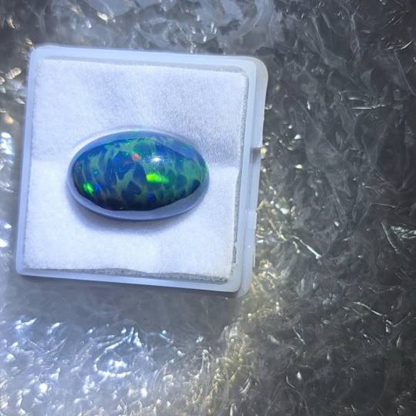 Rare Galaxy Fire AAA++ Quality Natural Ethiopian Opal Oval Shape Cabochon,2.80 Cts Opal for ...