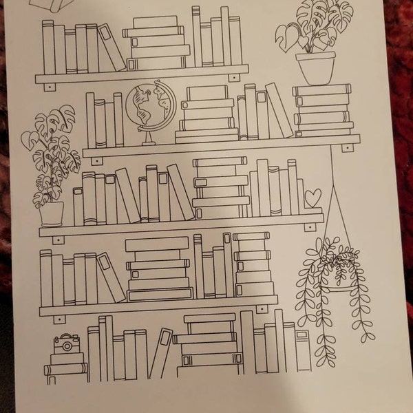 Book Tracker Printable, Bookshelf Reading Log, Books I've Read, Yearly ...