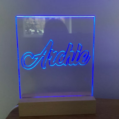 Dj Led Sign Personalized Dj Gift Dj Logo Design Dj Lights - Etsy