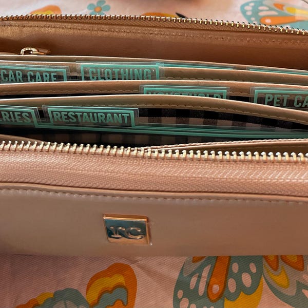 Wallet Dividers With Tabs Colorful Cash Dividers for Wallets Cute Cash ...