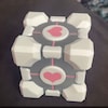Portal Companion Cube Box | 3D Printed Weighted Companion Cube Storage ...