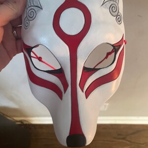Leather Mask MADE TO ORDER Okami Wolf Mask... Masquerade - Etsy