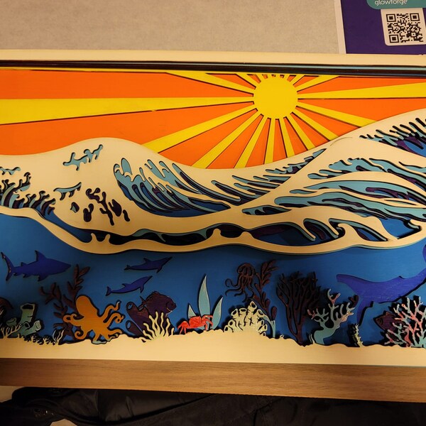 Ocean Scene, Undersea, Layered SVG, Cutting File - Etsy