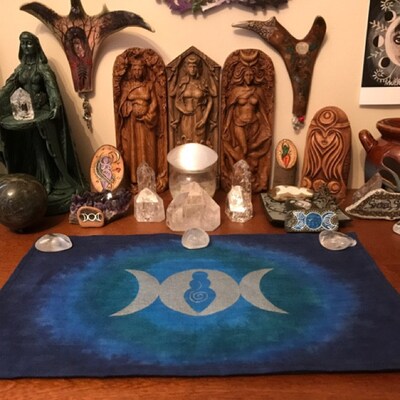 Elemental Altar Cloth Air Earth Fire or Water - Etsy