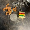 Star Trek, Captain Kirk, Scotty, Spock, Keyring Keychain - Etsy