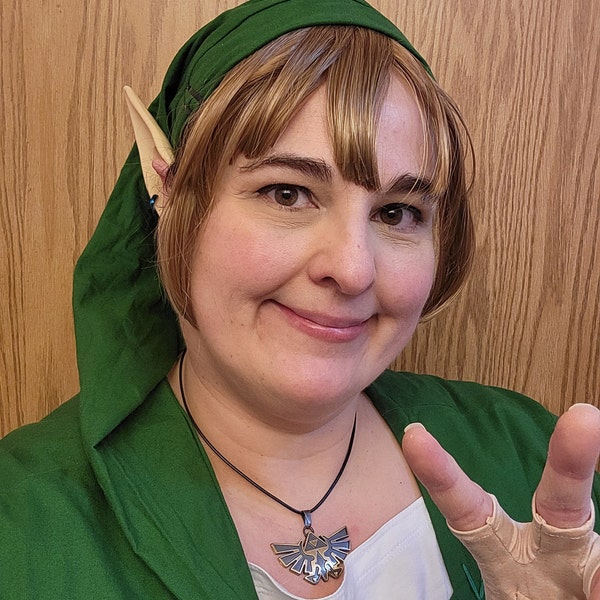 Adventurer Cosplay Green Tunic and Hat - Any Size for Men or Women ...