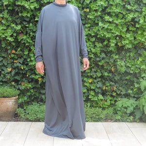 Silver Gray Afghan Burqa, Silk Khimar Cape, Niqab, Full Long Hijab - Etsy