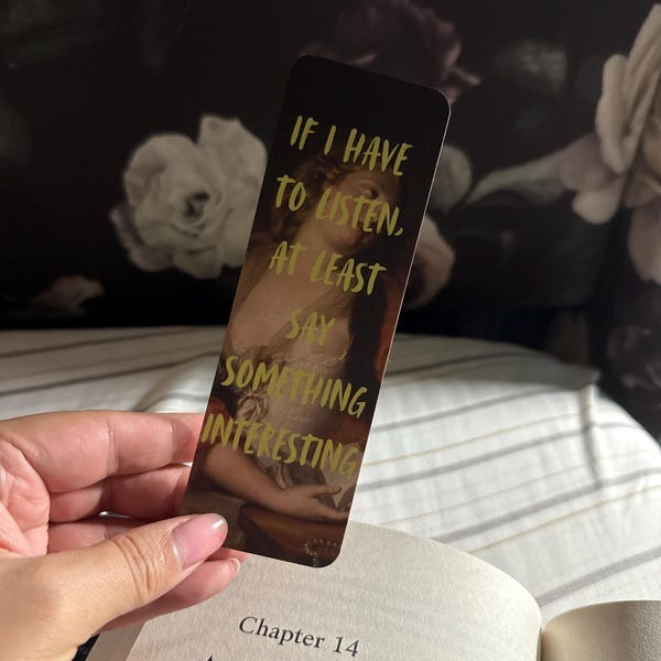 Snarky Laminated Bookmarks: Funny Reader Gift - Etsy