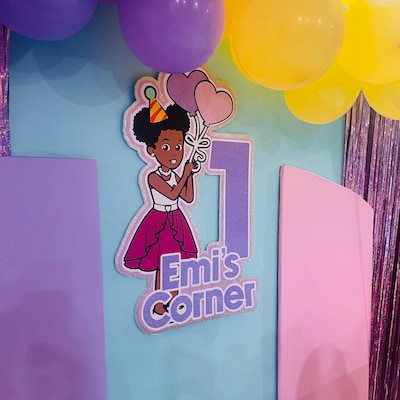 Asha 3D Personalized Cake Topper Perfect for Themed Parties - Etsy