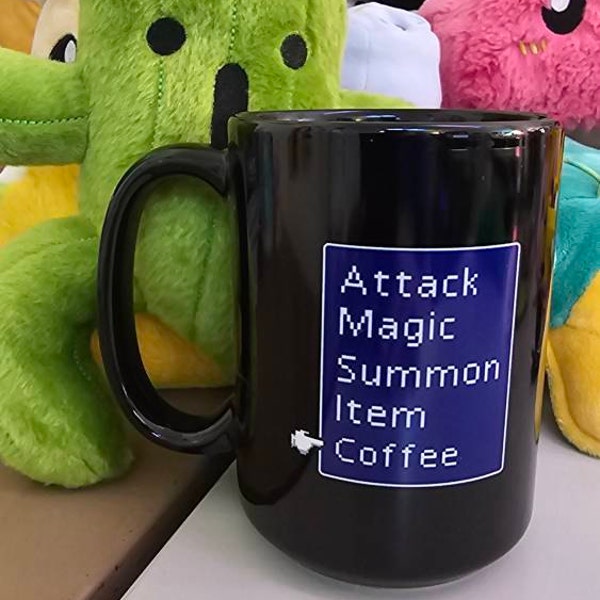 Final Fantasy 7 Battle Menu Coffee Mug | Final Fantasy 7, Ff7 Remake - Etsy