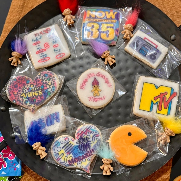 90’s Themed Party Cookies - Etsy