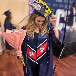 Glitter Cardstock Graduation Topper for Forensic Science Major With ...