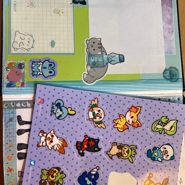 Pokemon Stickers - Etsy