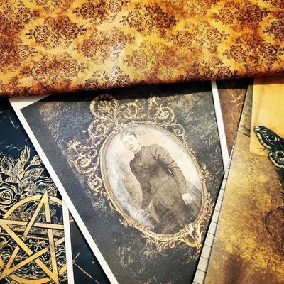 Mors Mortiferum Junk Journaling Kit, Junk Journal Pages, Embellishments ...